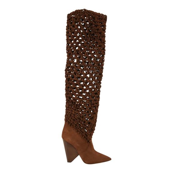 Saint Laurent | Shoes | Saint Laurent Soho Niki Thigh High Boots Brown ...